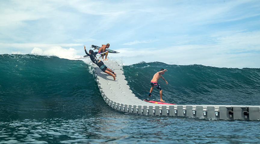 The Dock : surf's up, but no paddling required - Plastics le Mag